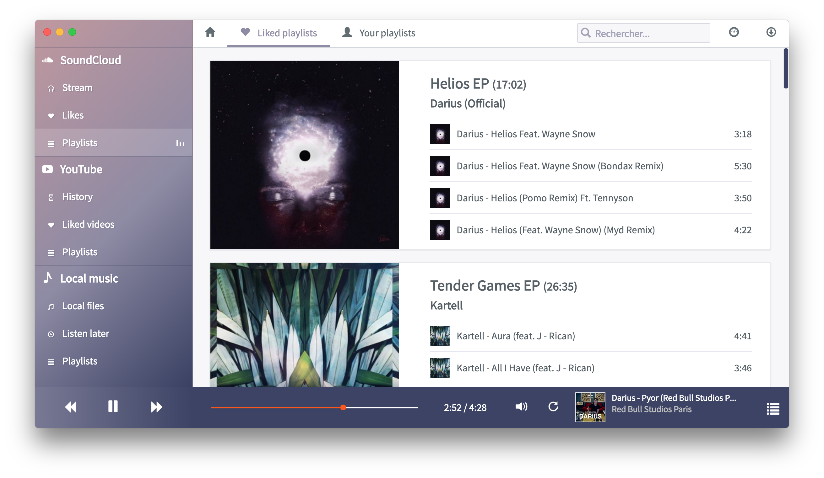 GitHub - daplayer/daplayer: DaPlayer is a full-featured music player ...
